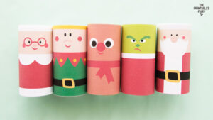 Christmas Toilet Paper Roll Crafts - The Printables Fairy