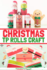 Christmas Toilet Paper Roll Crafts - The Printables Fairy