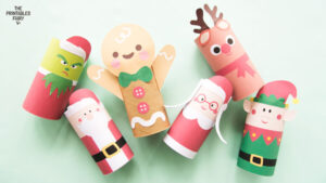 Christmas Toilet Paper Roll Crafts - The Printables Fairy