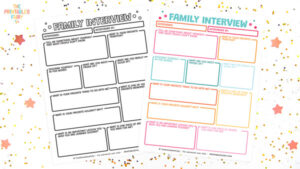 Printable Family Interview - The Printables Fairy
