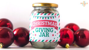 Christmas Giving Jar (Free Printable) - The Printables Fairy