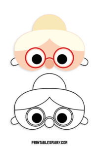 Free Printable Christmas Masks - The Printables Fairy