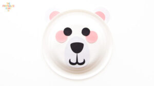 Paper Plate Polar Bear Craft - The Printables Fairy