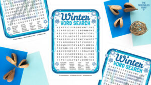 Free Winter Word Search Printable - The Printables Fairy