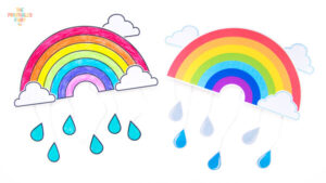 Rainbow Mobile Craft - The Printables Fairy