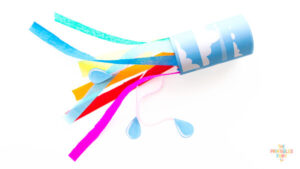 Cardboard Tube Rainbow Blowers - The Printables Fairy