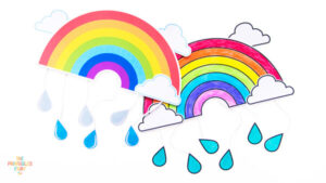 Rainbow Mobile Craft - The Printables Fairy