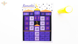 Printable Ramadan Advent Calendar - The Printables Fairy