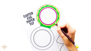 Printable Easter Egg Paper Toy - The Printables Fairy