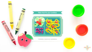 Back to School Playdough Mats {Free Printables} - The Printables Fairy