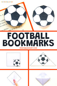 Football Bookmark (World Cup Bookmark) - The Printables Fairy