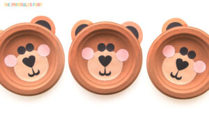 Paper Plate Bear - The Printables Fairy