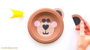 Paper Plate Bear - The Printables Fairy