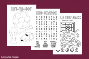 Football Activity Book {Free Printable} - The Printables Fairy