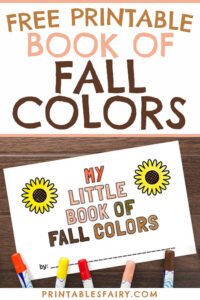 My Book Of Fall Colors {Free Printable For Kids} - The Printables Fairy