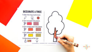 Fall Tree Craft (Free Printable) - The Printables Fairy