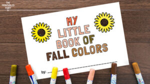 My Book Of Fall Colors {Free Printable For Kids} - The Printables Fairy