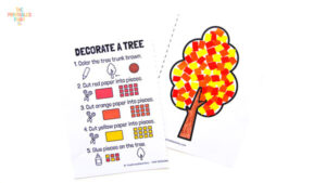 Fall Tree Craft (Free Printable) - The Printables Fairy