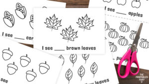 Fall Counting Book For Kids {Free Printable} - The Printables Fairy