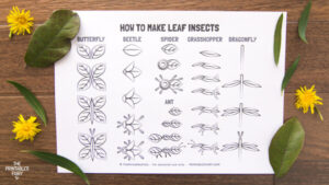 Leaf Bugs Craft For Kids - The Printables Fairy