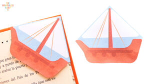 DIY Sailboat Corner Bookmark - The Printables Fairy