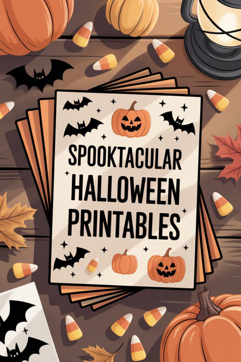 30+ Halloween Printables for Kids - The Printables Fairy