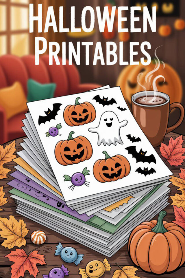 30+ Halloween Printables for Kids - The Printables Fairy